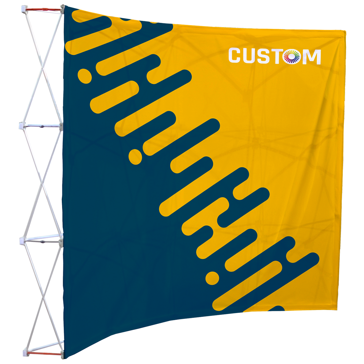 Custom Design Curved Pop-Up Display | BestFlag.com