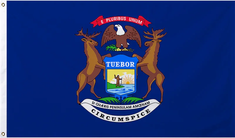 Michigan State Flag – BestFlag